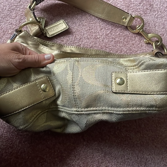 Coach | Bags | Coach Bag In Color Gold | Poshmark